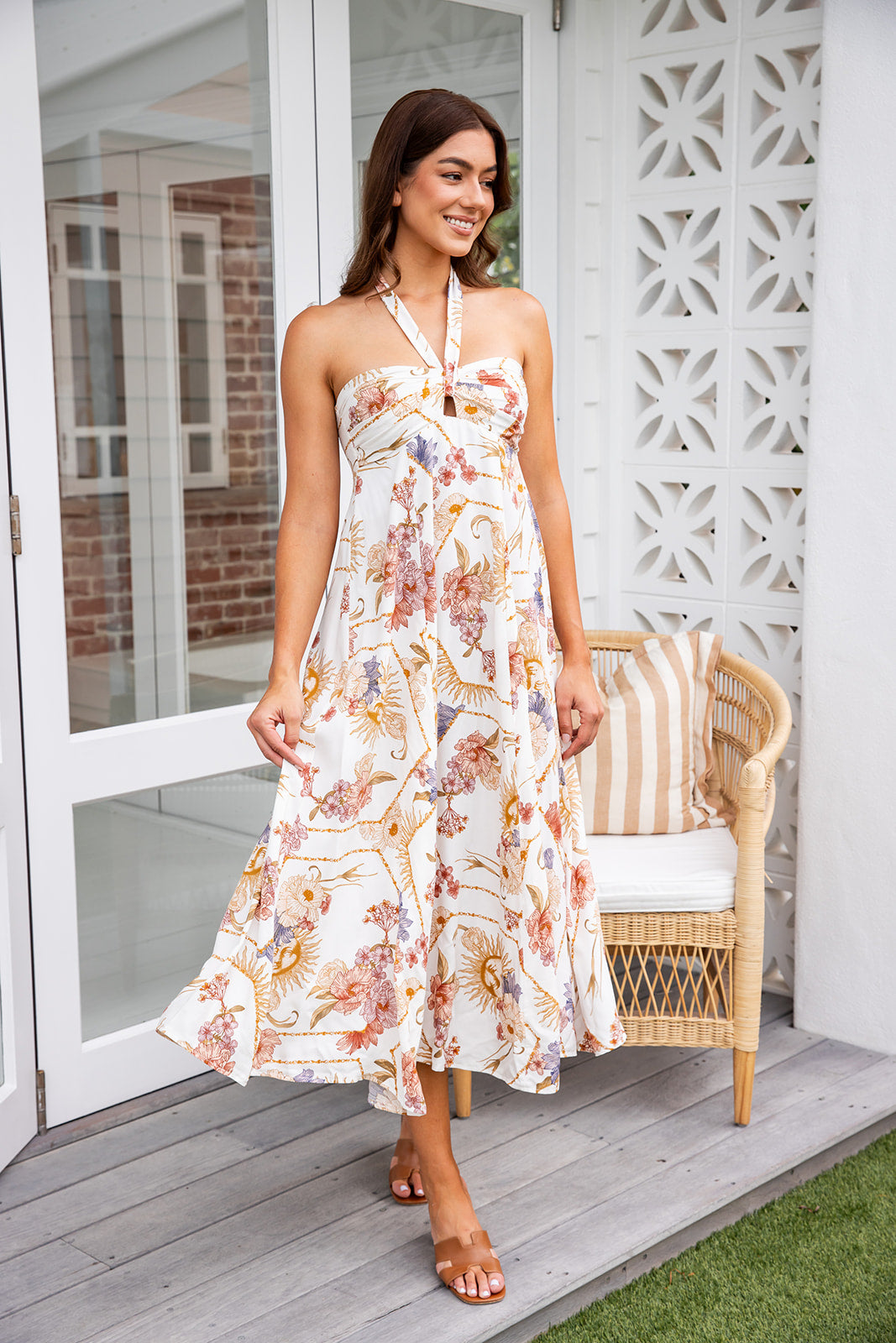 The Nyla Dress - Celestial Sun — Sparrow & Finch Boutique